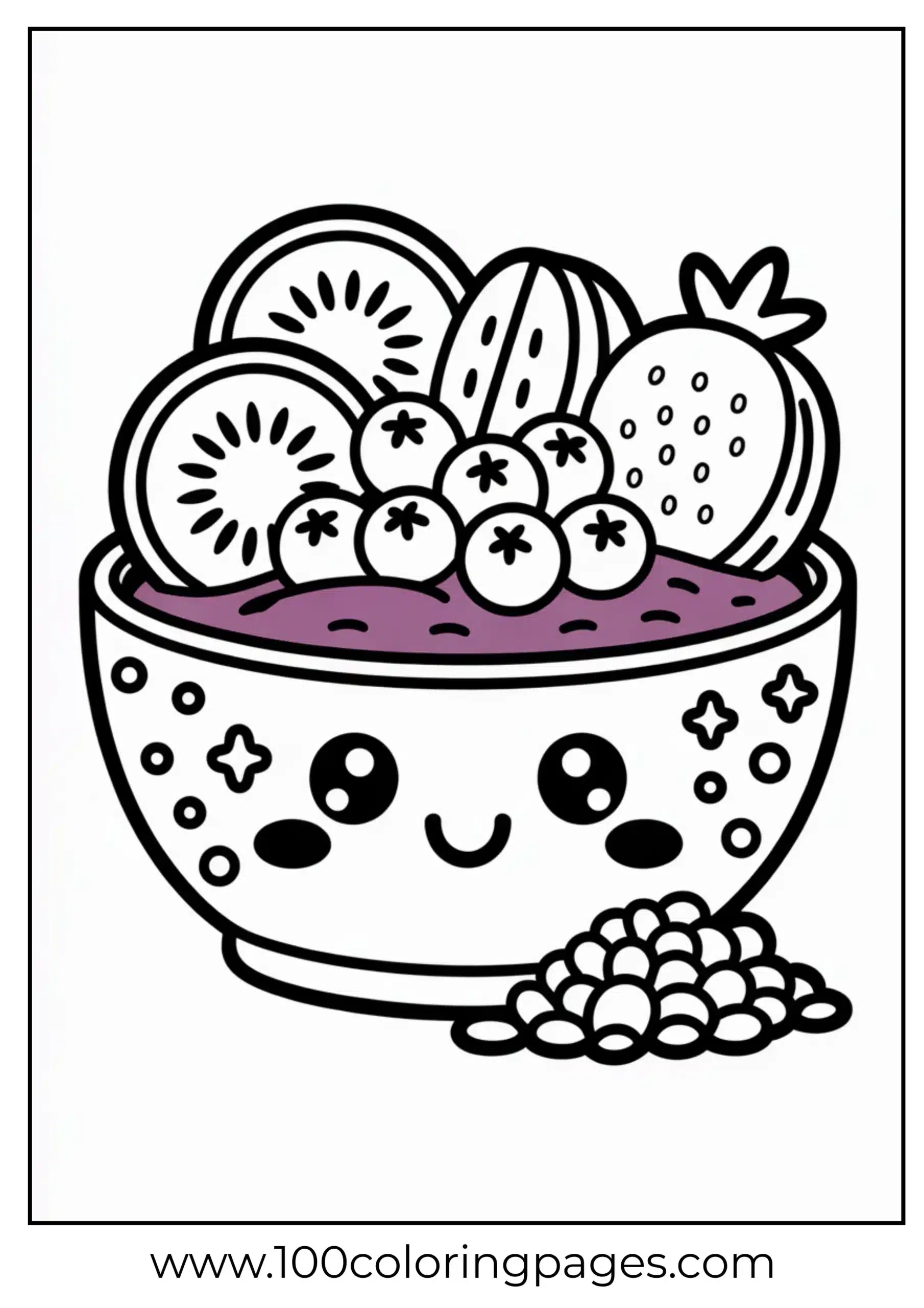 Kawaii Coloring Pages (100+ Cute & Free Printables for Kids)