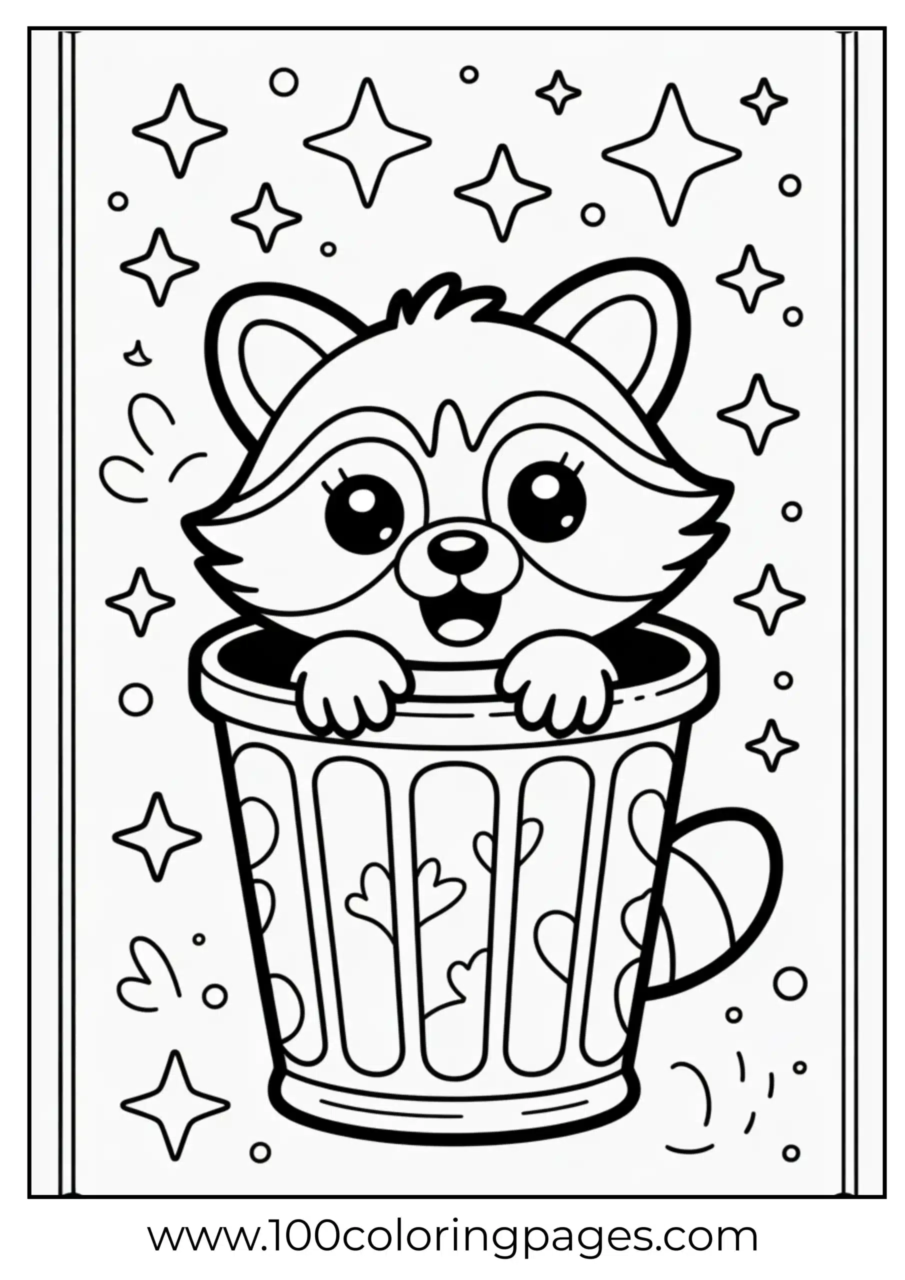 Kawaii Coloring Pages (100+ Cute & Free Printables for Kids)