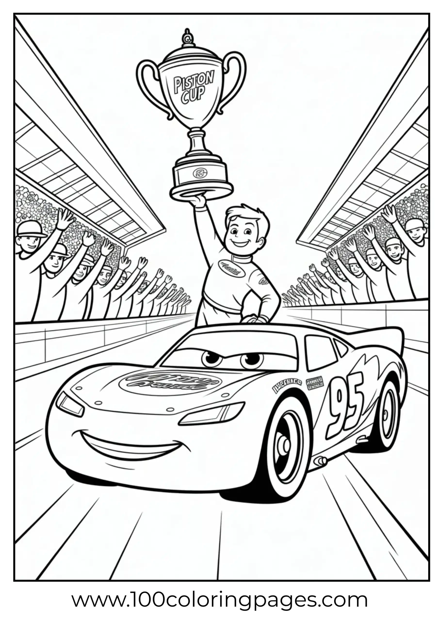 100 Free Lightning McQueen Coloring Page Printables (PDFs for Kids)