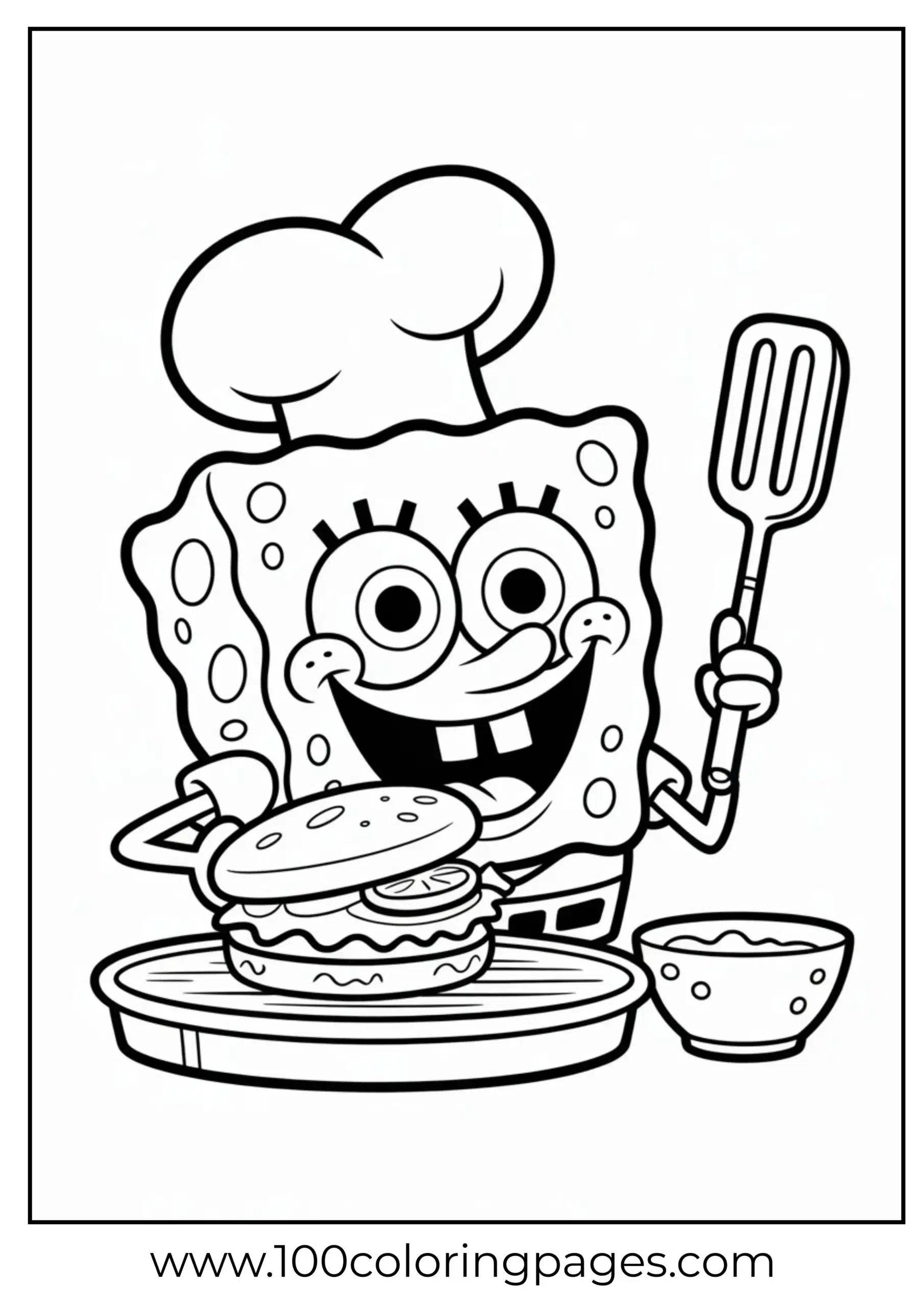 100+ Free SpongeBob Coloring Pages (Printable PDFs)