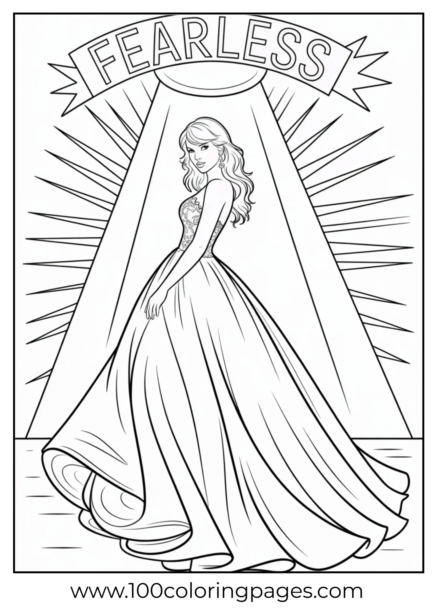 Taylor Swift Coloring Pages (Free Printables) – 100+ PDF