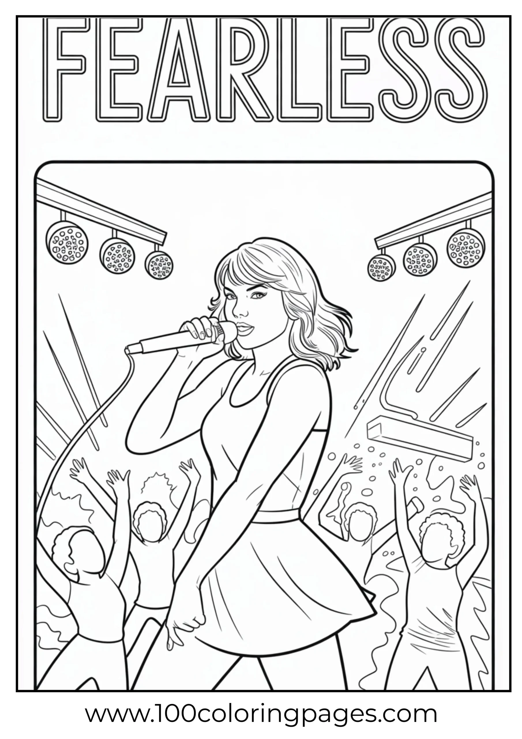 Taylor Swift Coloring Pages (Free Printables) – 100+ PDF